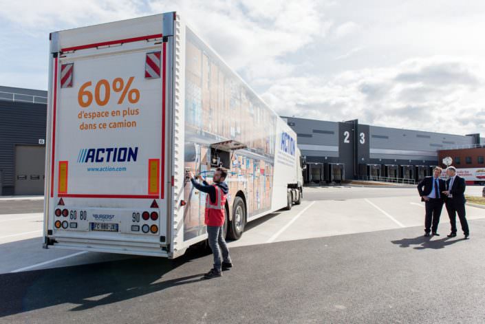 Reportage photo – Ouverture site logistique Action - photo-entreprise-lyon
